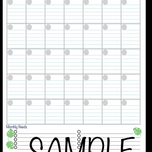 Weekly Template Rocketbook - Etsy