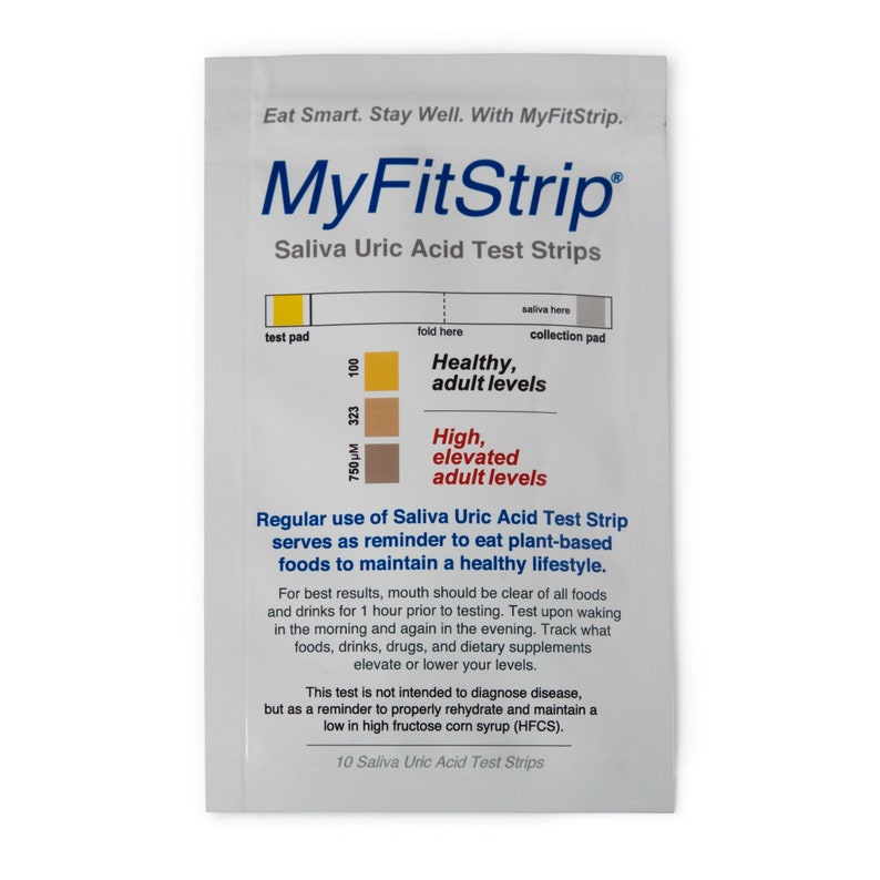 Uric Acid Saliva Test Strip by Myfitstrip - Etsy