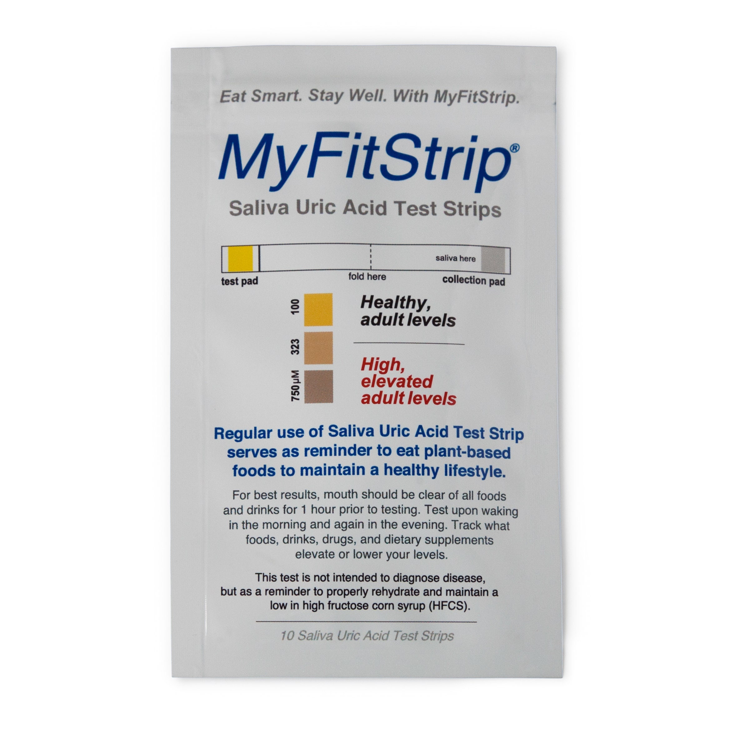 Uric Acid Saliva Test Strip by Myfitstrip - Etsy