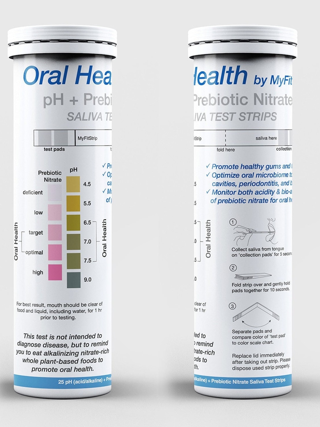 Ph Test Strip Plus Prebiotic Nitrate Testing to Optimize Oral Health - Etsy