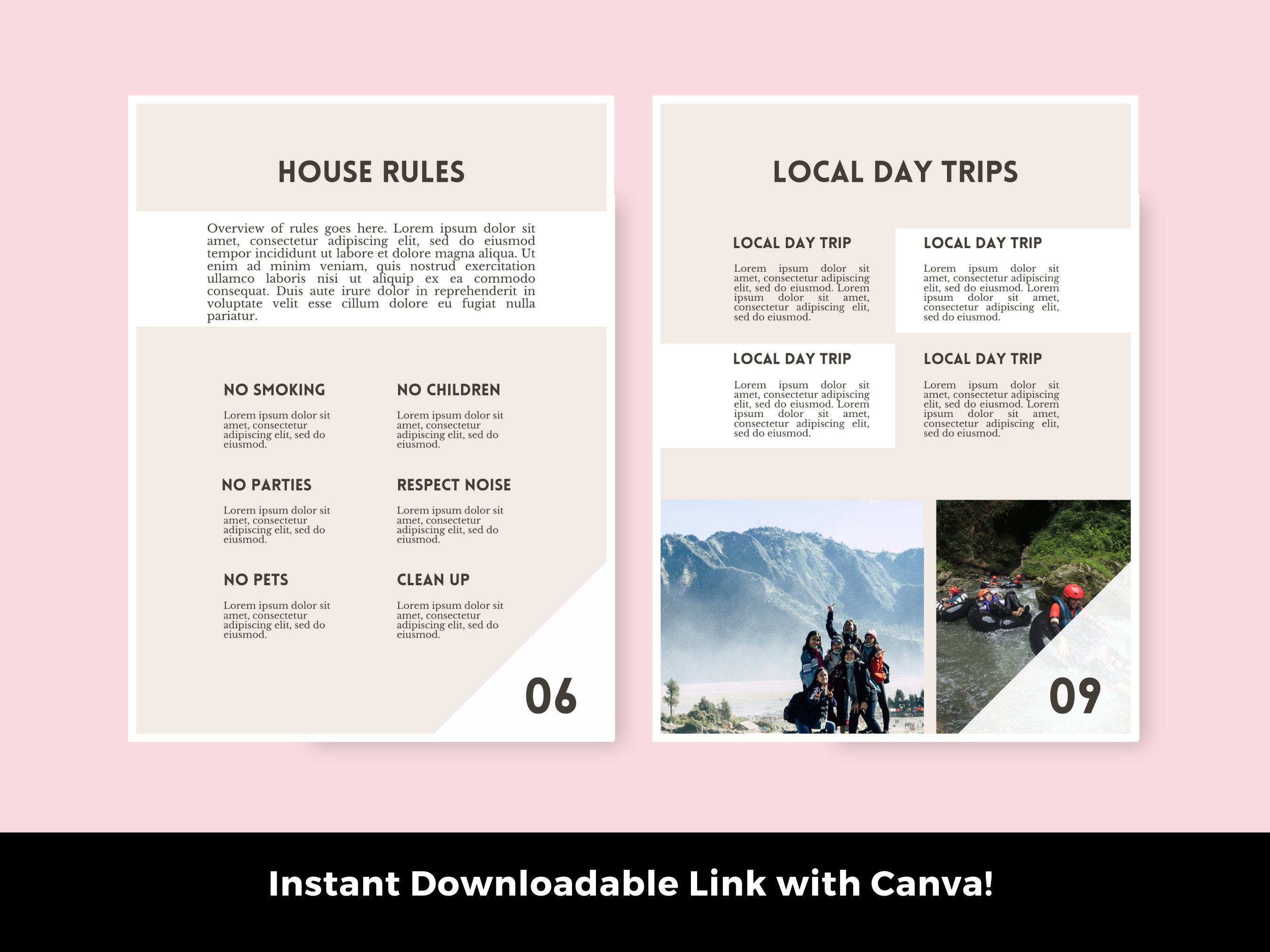 AIRBNB Welcome Guide Template - Etsy