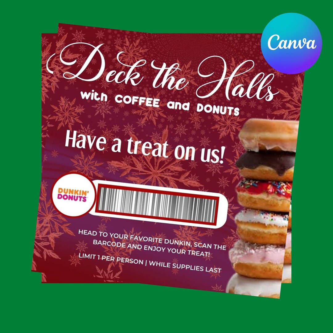 Client Appreciation Flyer | Dunkin' Donuts Flyer | Social Media ...
