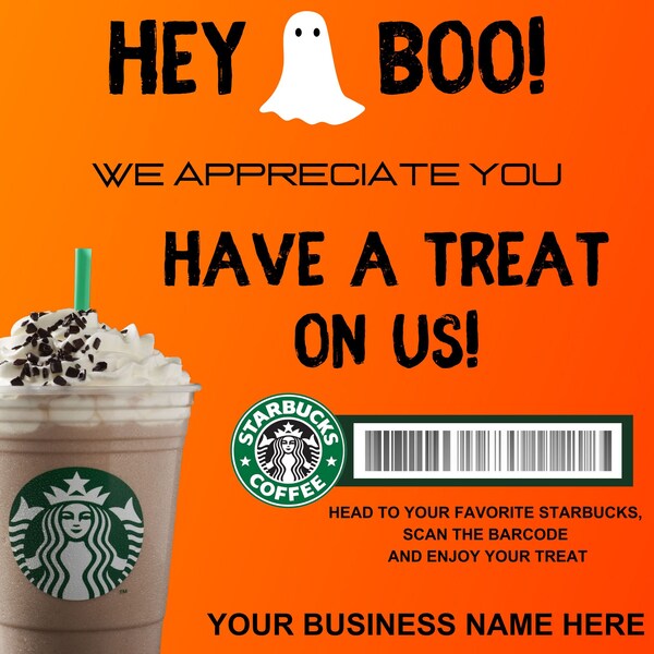 Starbucks Flyers Template - Etsy