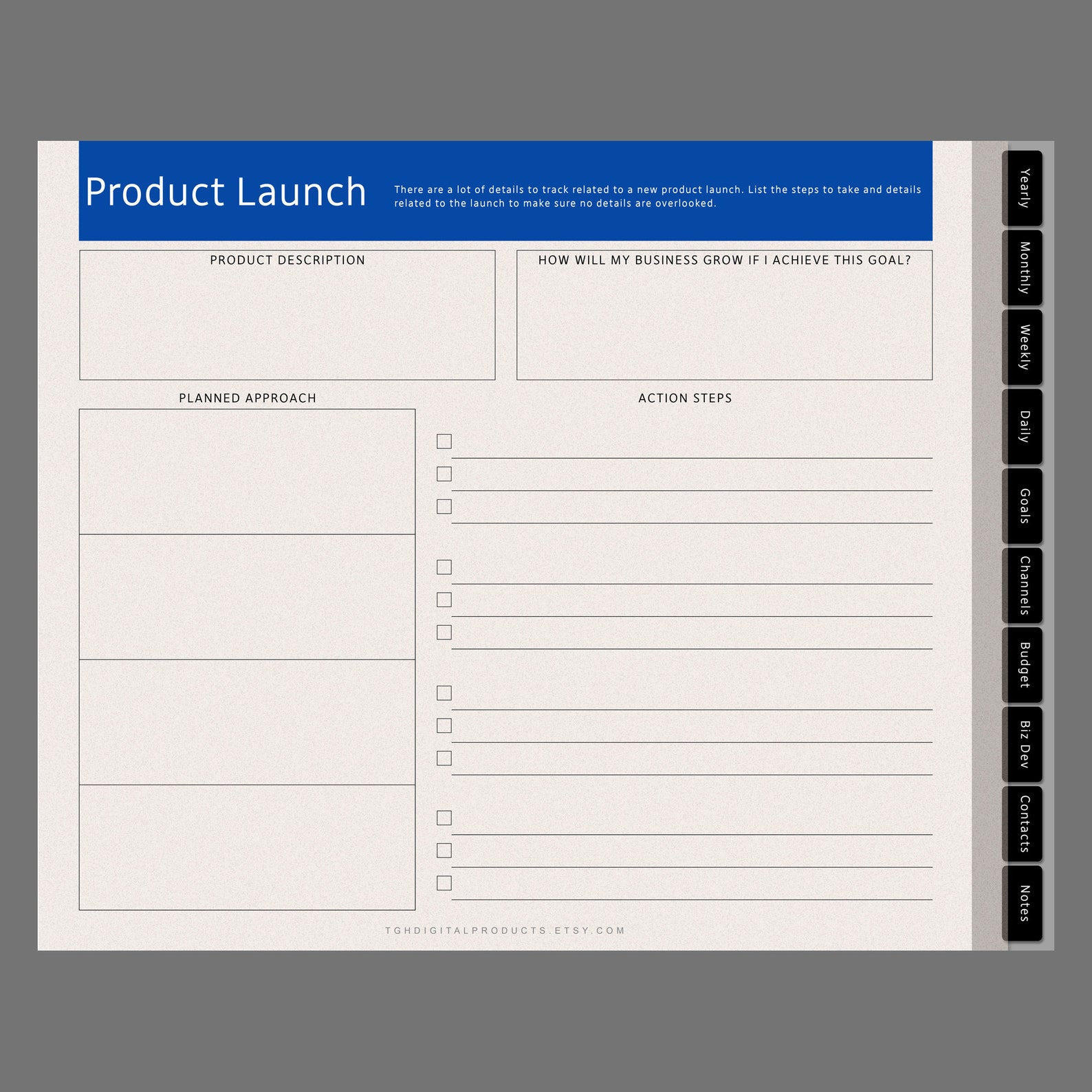 This Customizable Digital Planner Used With Note Taking Apps Can Help ...