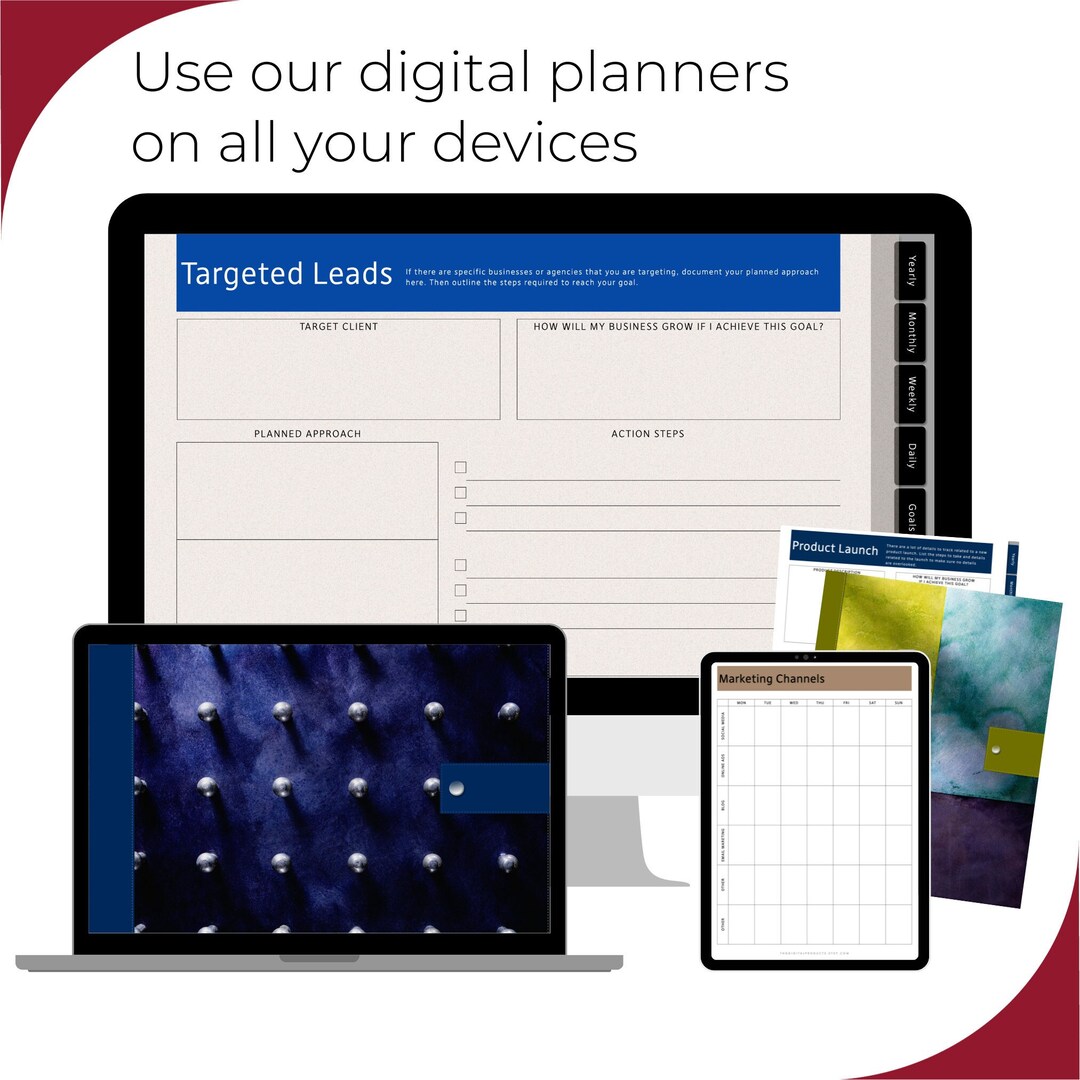 This Customizable Digital Planner Used With Note Taking Apps Can Help ...