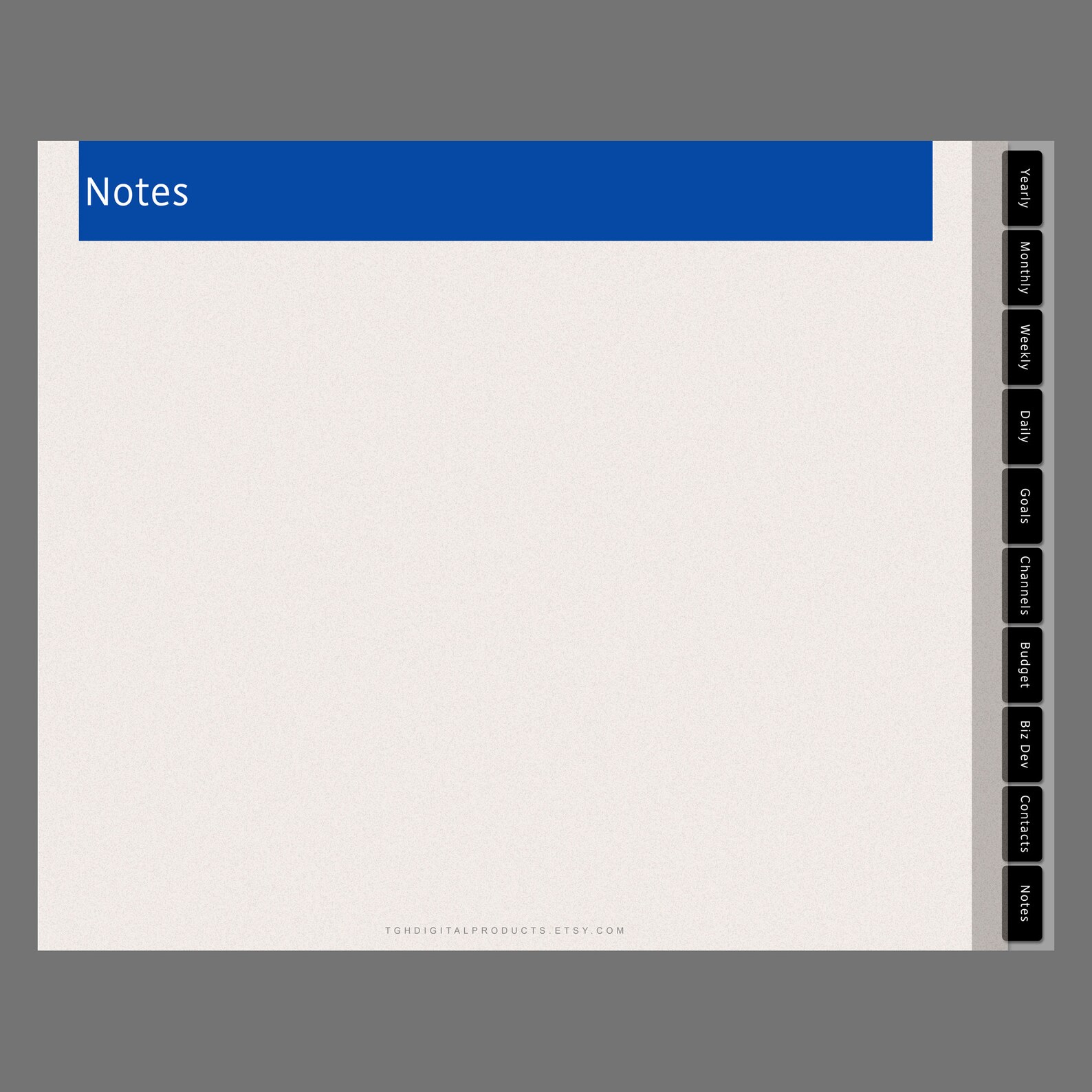 This Customizable Digital Planner Used With Note Taking Apps Can Help ...