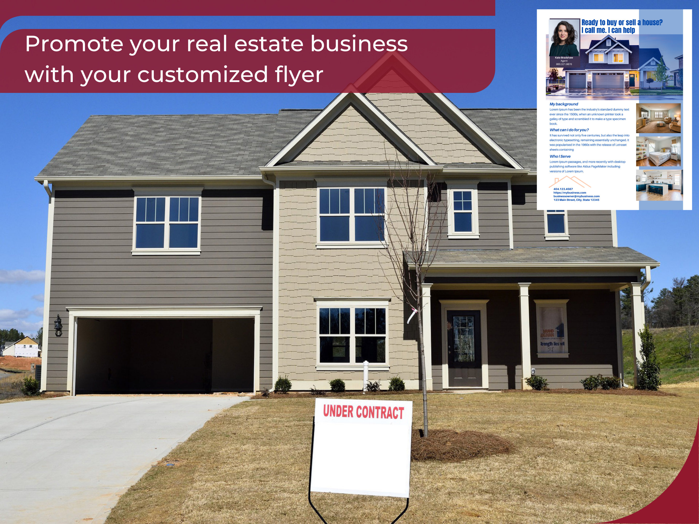 Real Estate Agent Flyer Template: Editable Promotion (canva) - Etsy