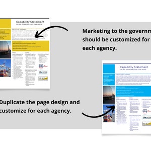 Editable Logistics Capability Statement Template: Government Marketing ...
