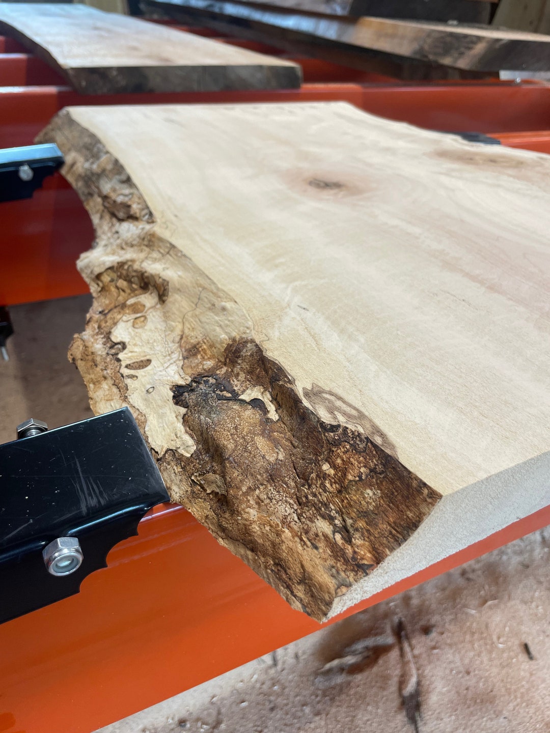 Live Edge Maple Slabs | 1" - 1.25” Thick | 14" - 20"+ Wide | Raw Live ...