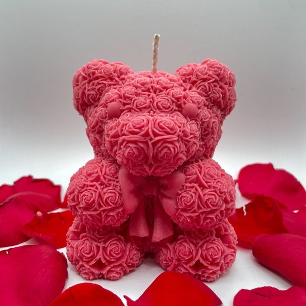 Teddy Bear Candle - Etsy