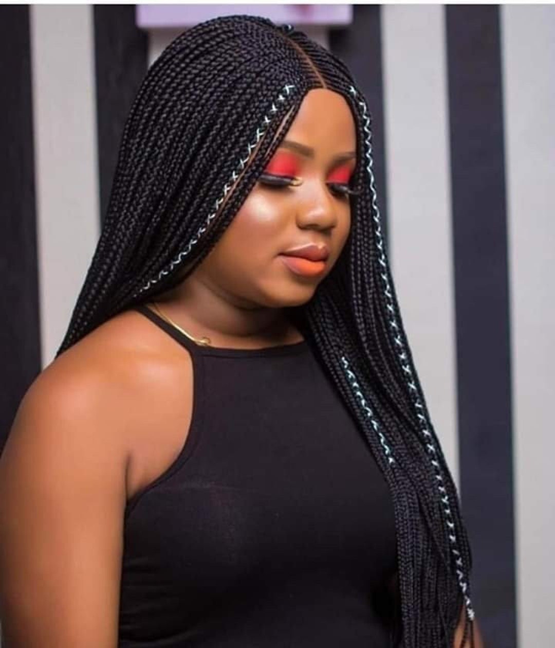 Shade Braids Braided Wig. Ket Cornrow Fulani Braidwig - Etsy