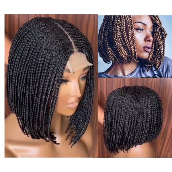 Braided Bob Wig - Etsy