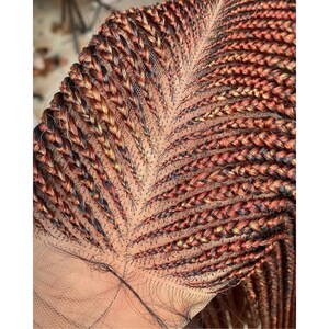 Corn Row Braided Wig, Braid Wig, Alopecia Wig, Wigs for Black Women ...