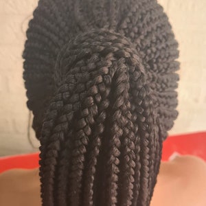 Shuku Braids, Braided Wig, Braids Wig, Cornrow Wig, Ghana Weave Wig ...
