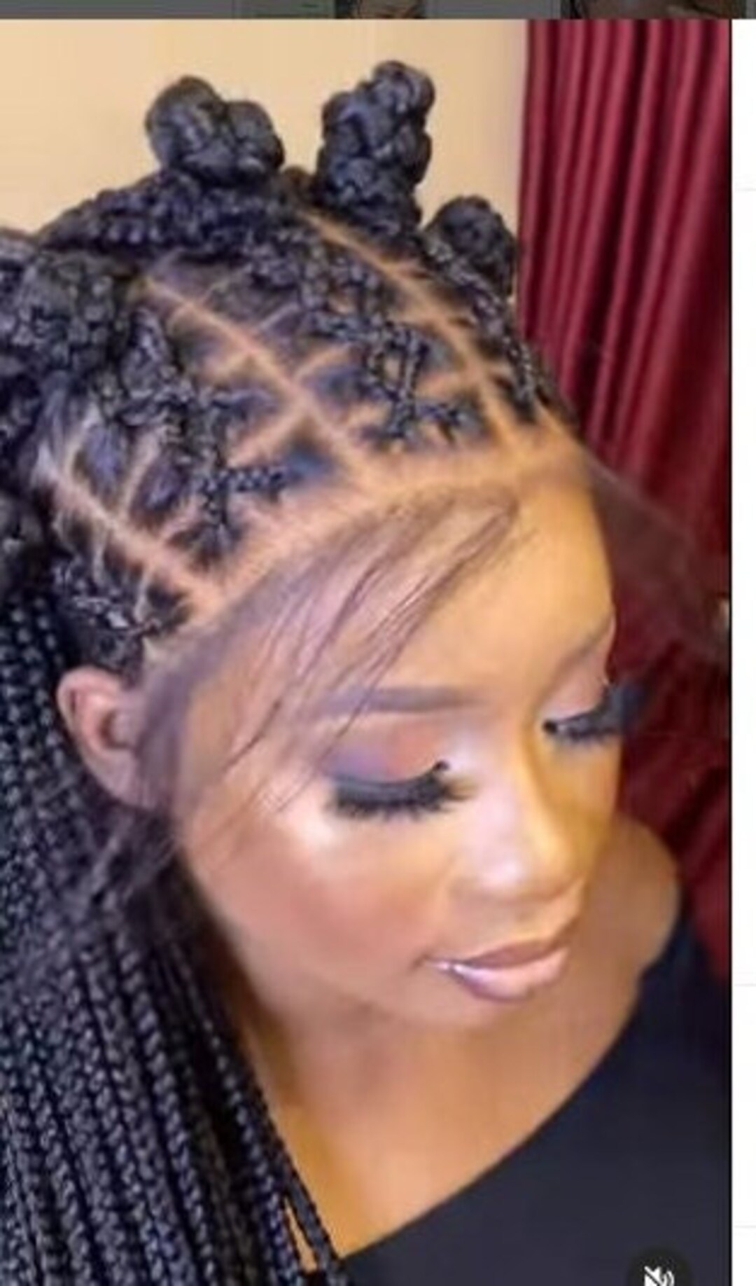 Criss-cross Box Braided Wig lace Front Wigfull Lace Wig - Etsy
