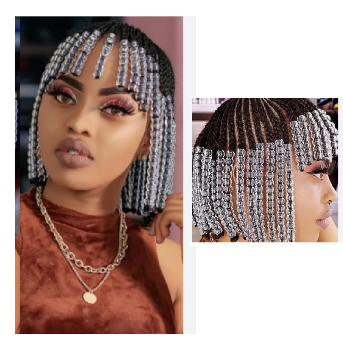 Full Lace Fulani Cornrow Braids Wig Braided Wig Ket Cornrow - Etsy