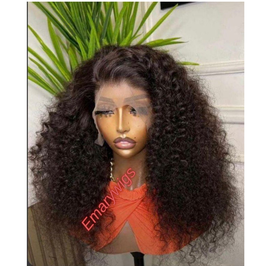 Alopecia Wig, 200% Density 13x4transparent Swiss Lace Frontal Wig ...