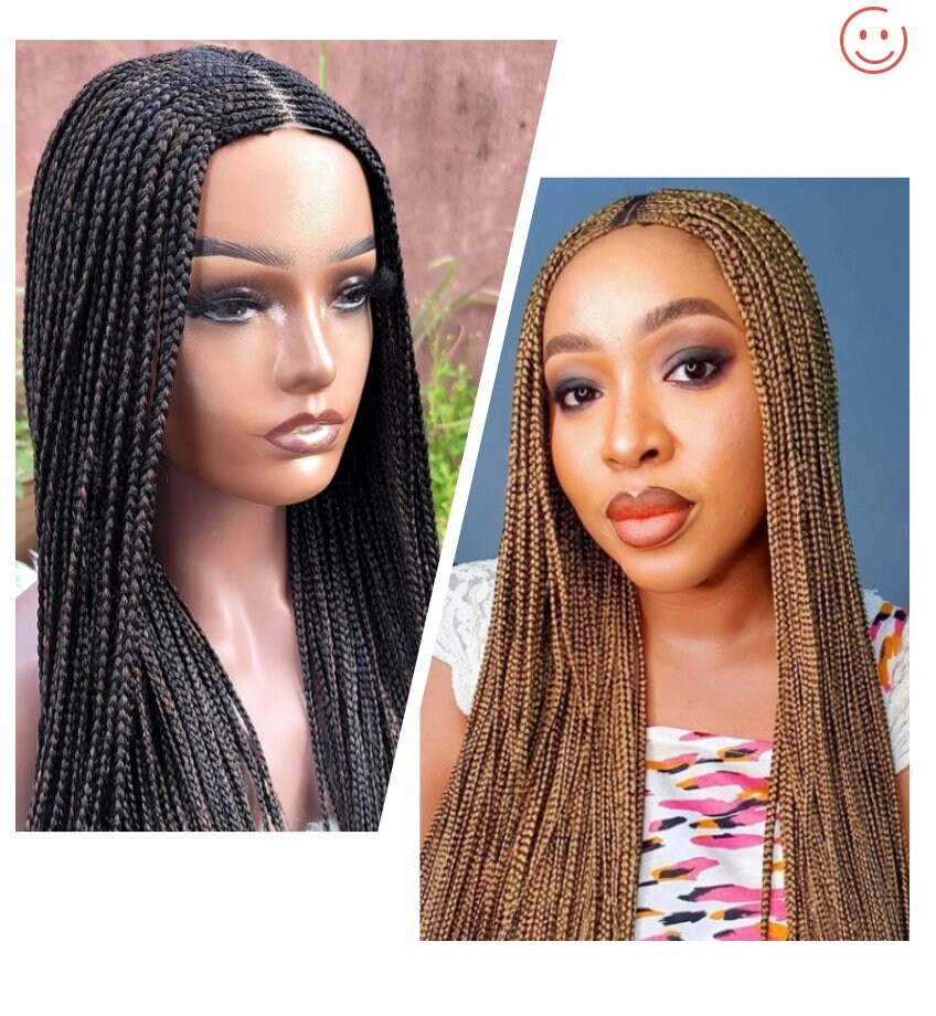 Shade Braids Braided Wig. Ket Cornrow Fulani Braidwig - Etsy