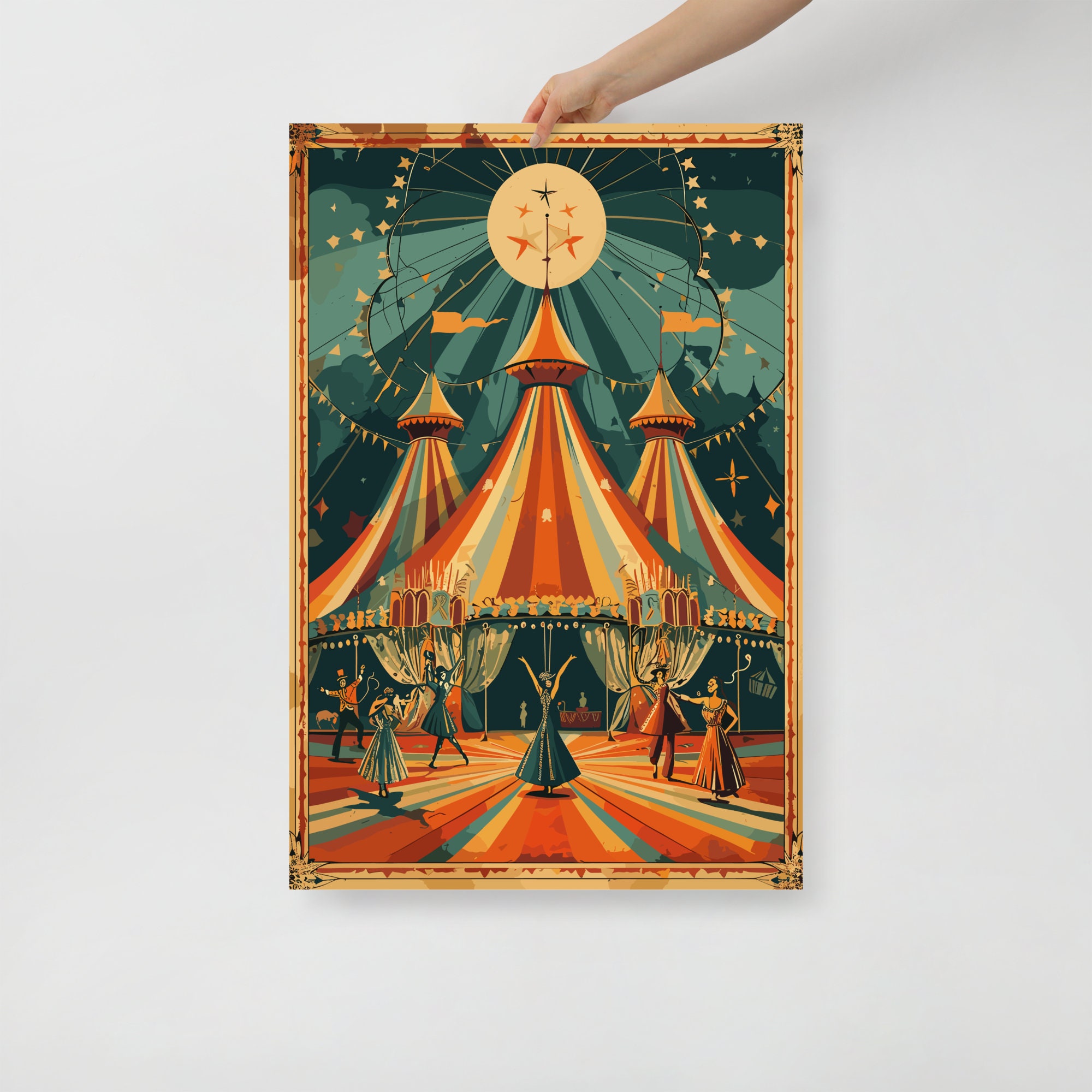 Circus Art Print - the Big Top | Circus Inspired Poster | 12" X 18 ...