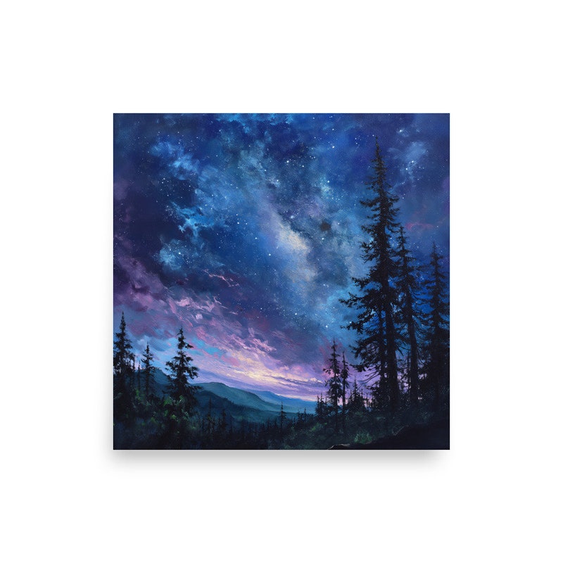 Starry Sky Art - Etsy