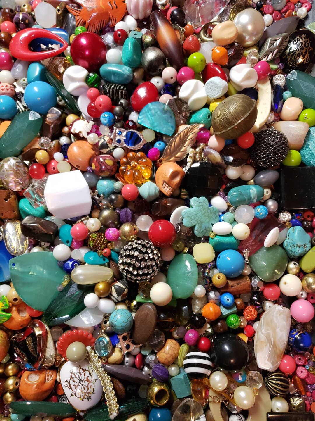 Beads Lot for Crafters and Jewelry Making 8 Oz Bag - Etsy