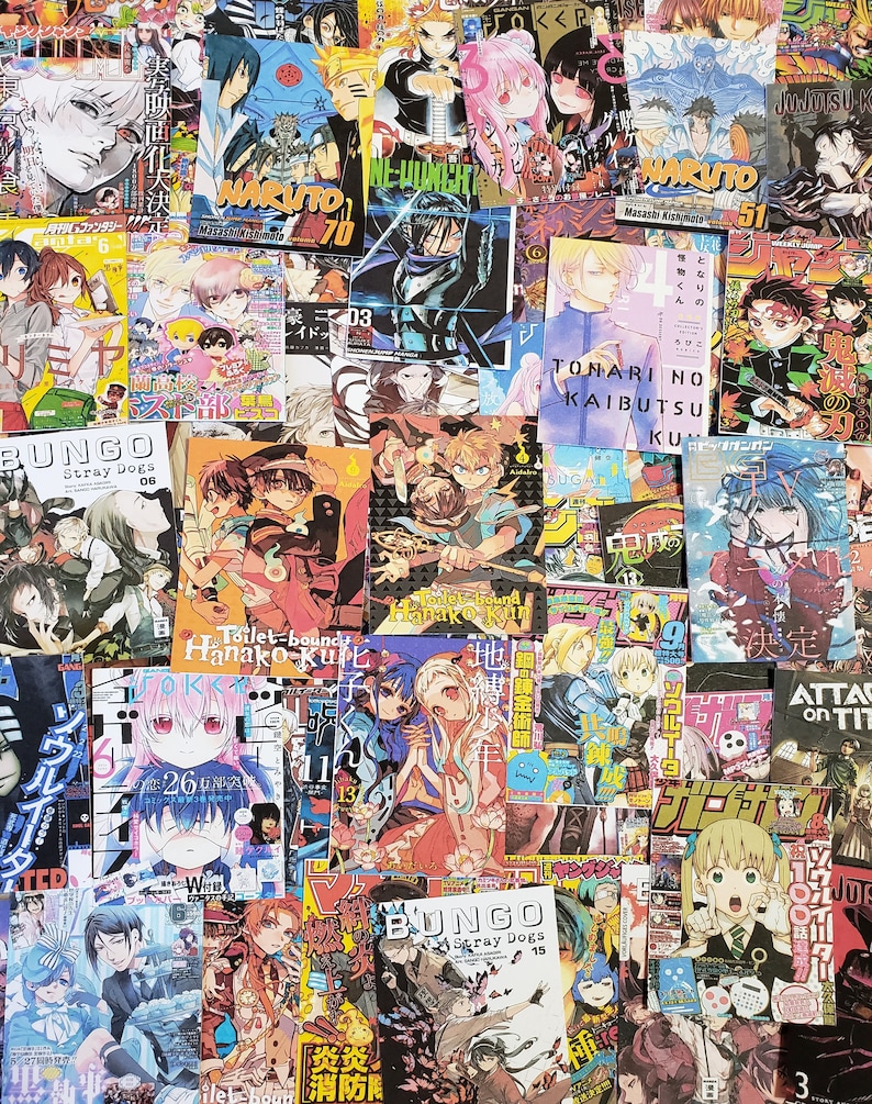Anime Mini Posters Wall Collage Kit Decor Stationary - Etsy