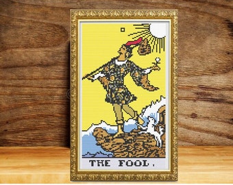 The Fool Cross Stitch - Etsy