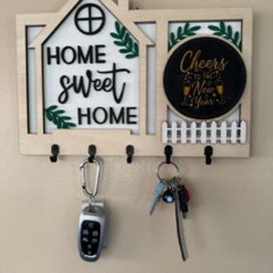 Home Sweet Home Key Sign Hand Painted Pieces, Welcome Sign, Wedding ...