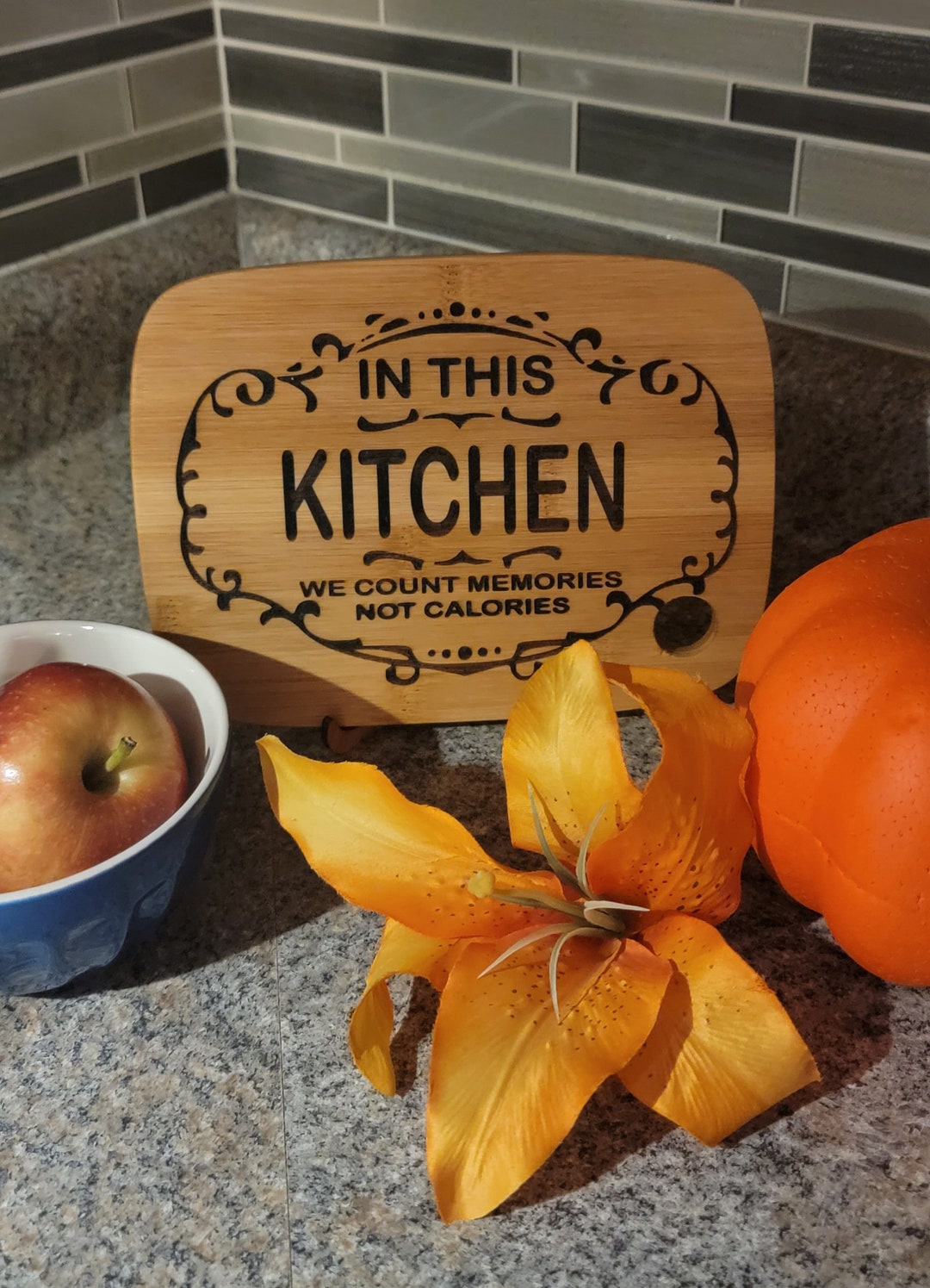 9 X 6 X .5 Laser Engraved Cutting Boards, Laser Engraved Kitchen Gift ...