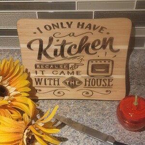 Mini Laser Engraved Kitchen Gift Idea Housewarming Cutting - Etsy
