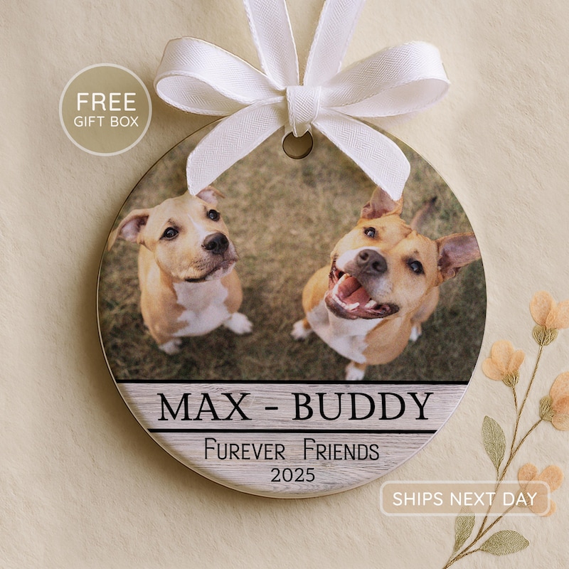 Dog Ornament Two Pet - Etsy