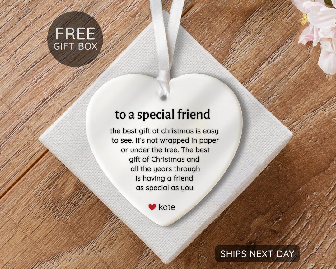 Christmas Gift for Friend - Friendship Christmas Ornament - Neighbors ...