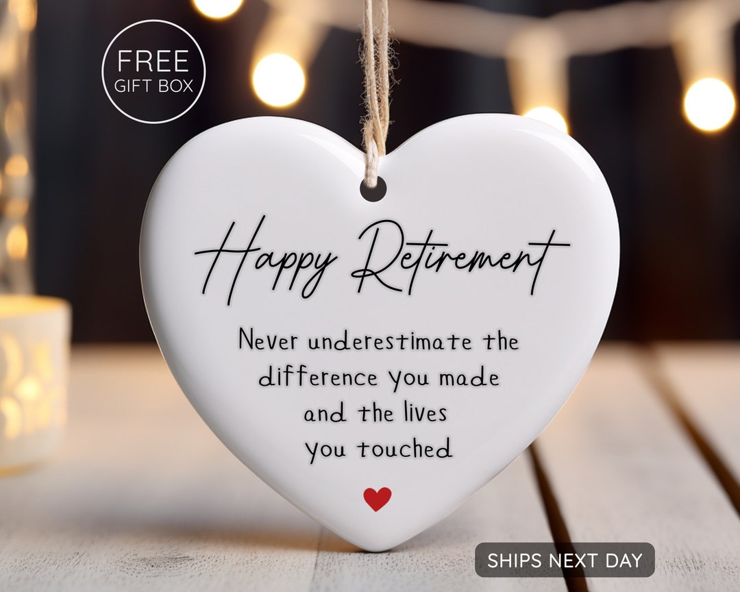 Retirement Gifts for Woman, Happy Retirement Appreciation Gift, Gift ...