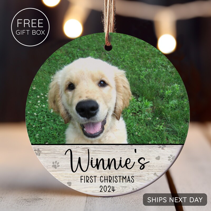 Dogs First Christmas - Etsy