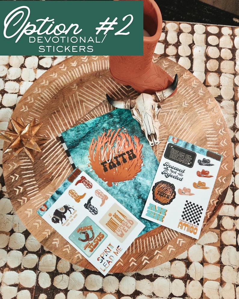 Wild Faith Devotional Bible Journaling Kit Western Christian Stamps - Etsy