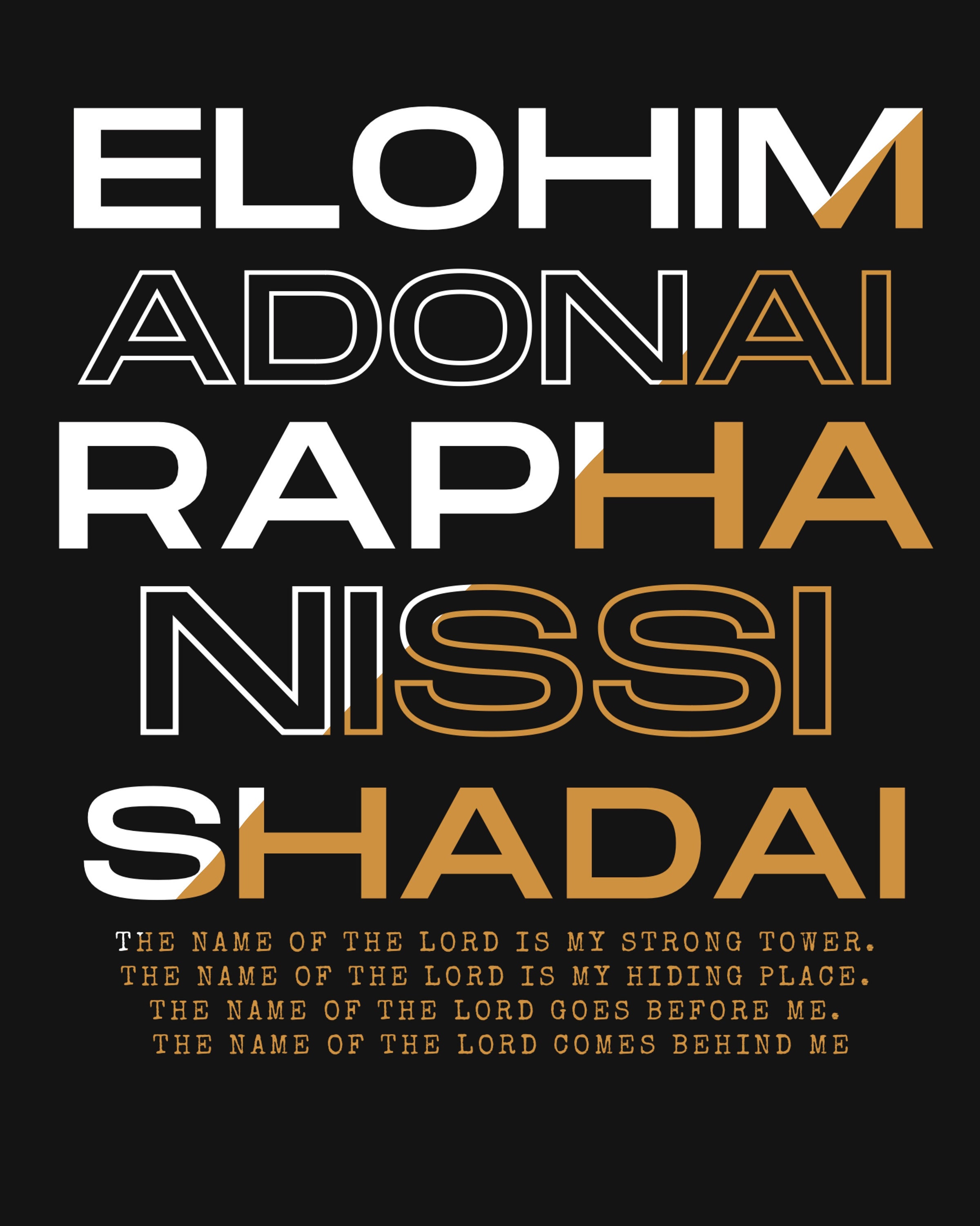 Names of God Png Adonai Christian Dtf Faith Png Men’s Christian Tshirt ...