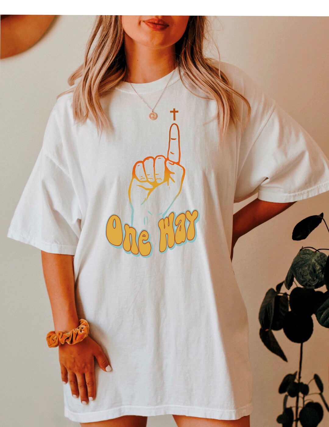 One Way Christian Sublimation Jesus Revolution Png Hippie Sublimation ...