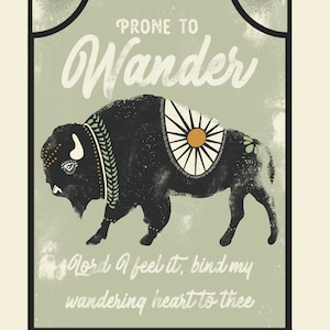 Western Buffalo Png Christian Dtf Wander Yellowstone Sublimation ...