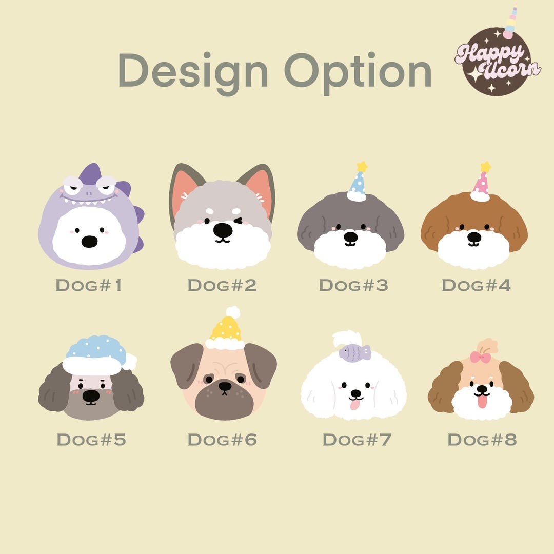 Waterproof Kid Name Label｜laminated Kid Name Sticker｜dog Design｜kids ...