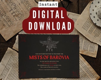 Curse of Strahd Invitation - Etsy UK