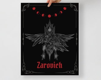 Curse of Strahd Gothic Vampire Sticker Zarovich Crest - Etsy