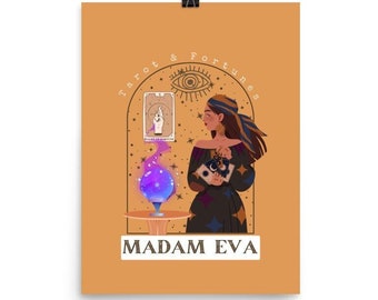 Curse of Strahd Madam Eva Poster Tarot Mystic Wall Art - Etsy