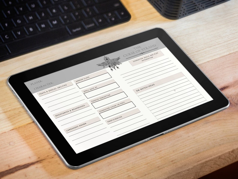 Curse of Strahd Dnd DM Player Cheat Sheet Instant Download - Etsy