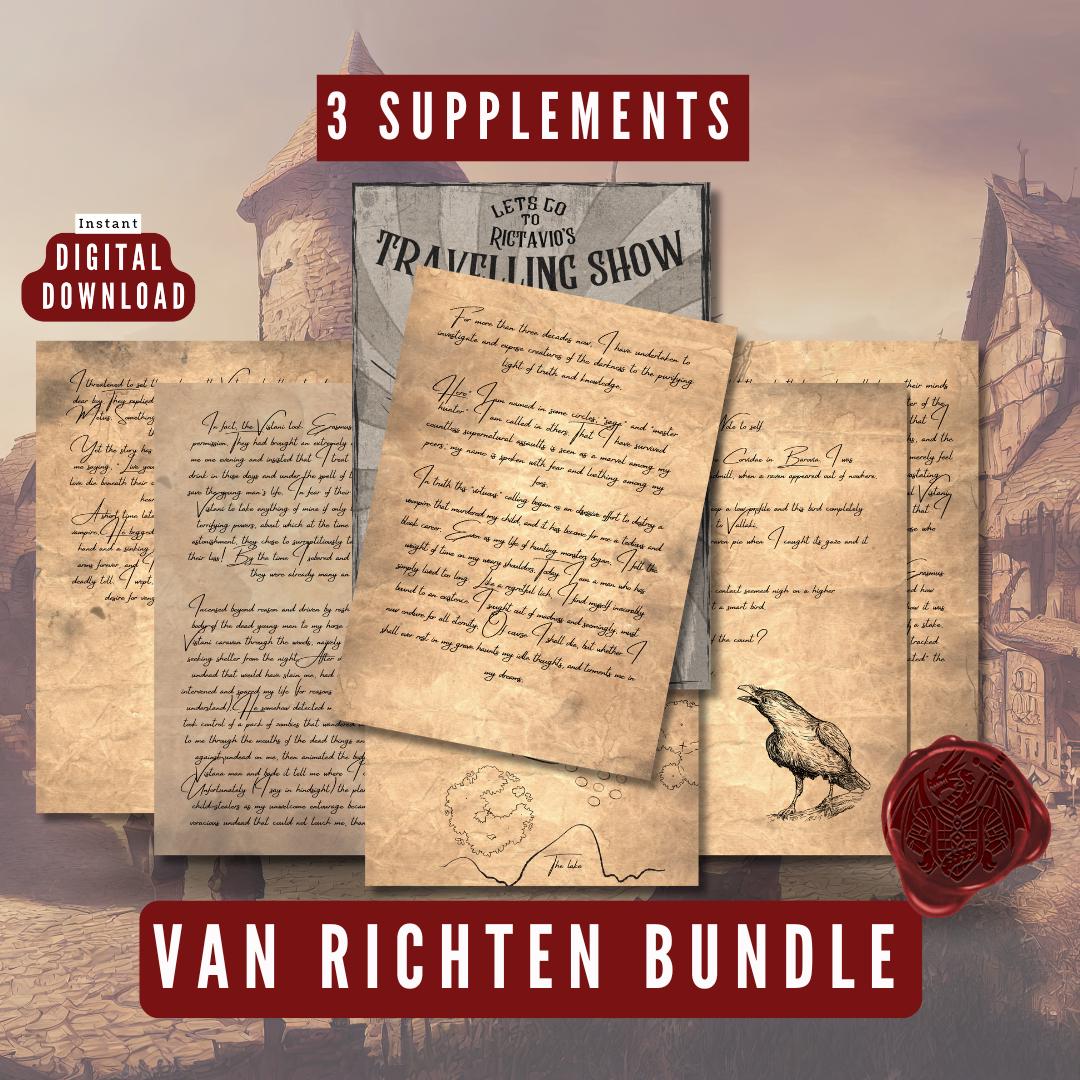 Van Richten's Bundle Curse of Strahd Custom Campaign Poster Hand Out ...