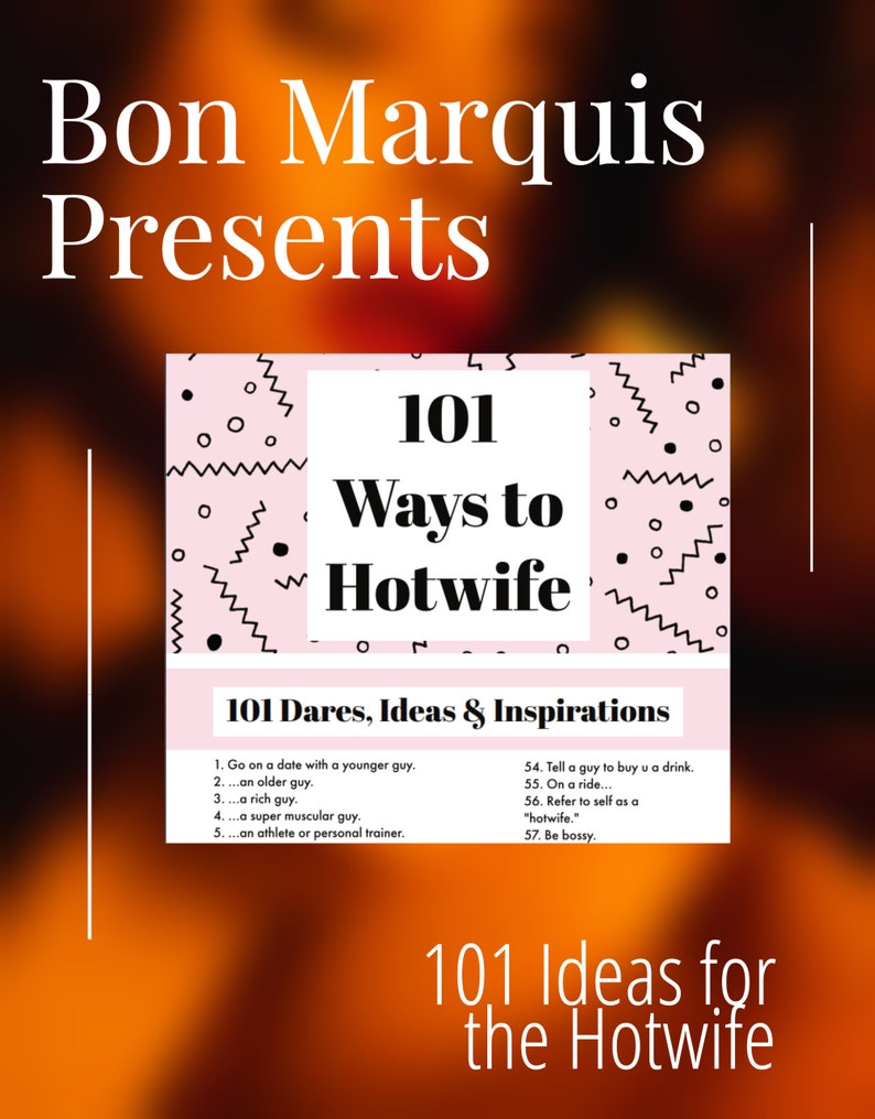 101 Ways to Hotwife: 101 Dares, Ideas & Inspiration - Etsy UK