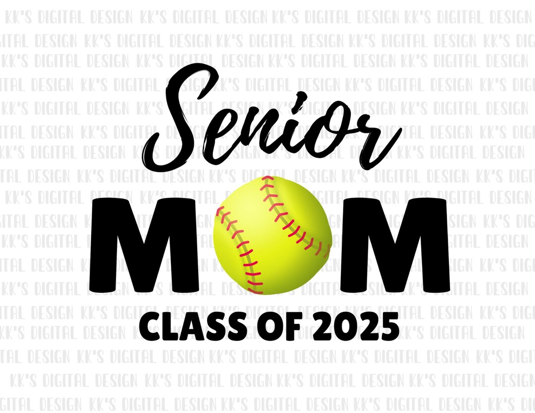 Senior Mom | School Spirit | Softball | Mascot | Digital File | PNG - Etsy