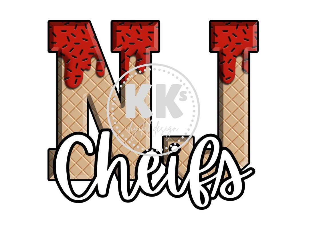 North Jackson | Chiefs | Ice Cream Drip | Mascot | Digital File | PNG ...