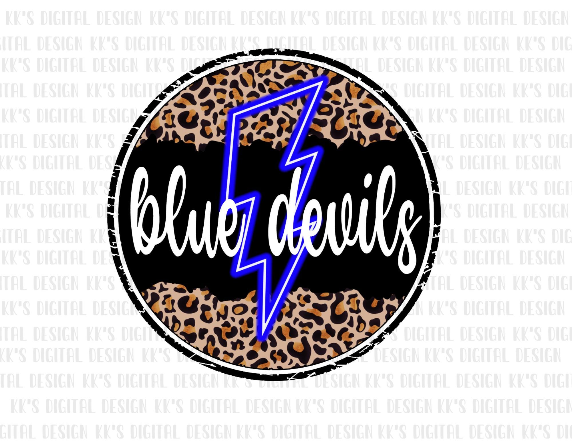 Blue Devils | School Spirit | Mascot | Digital File | PNG - Etsy