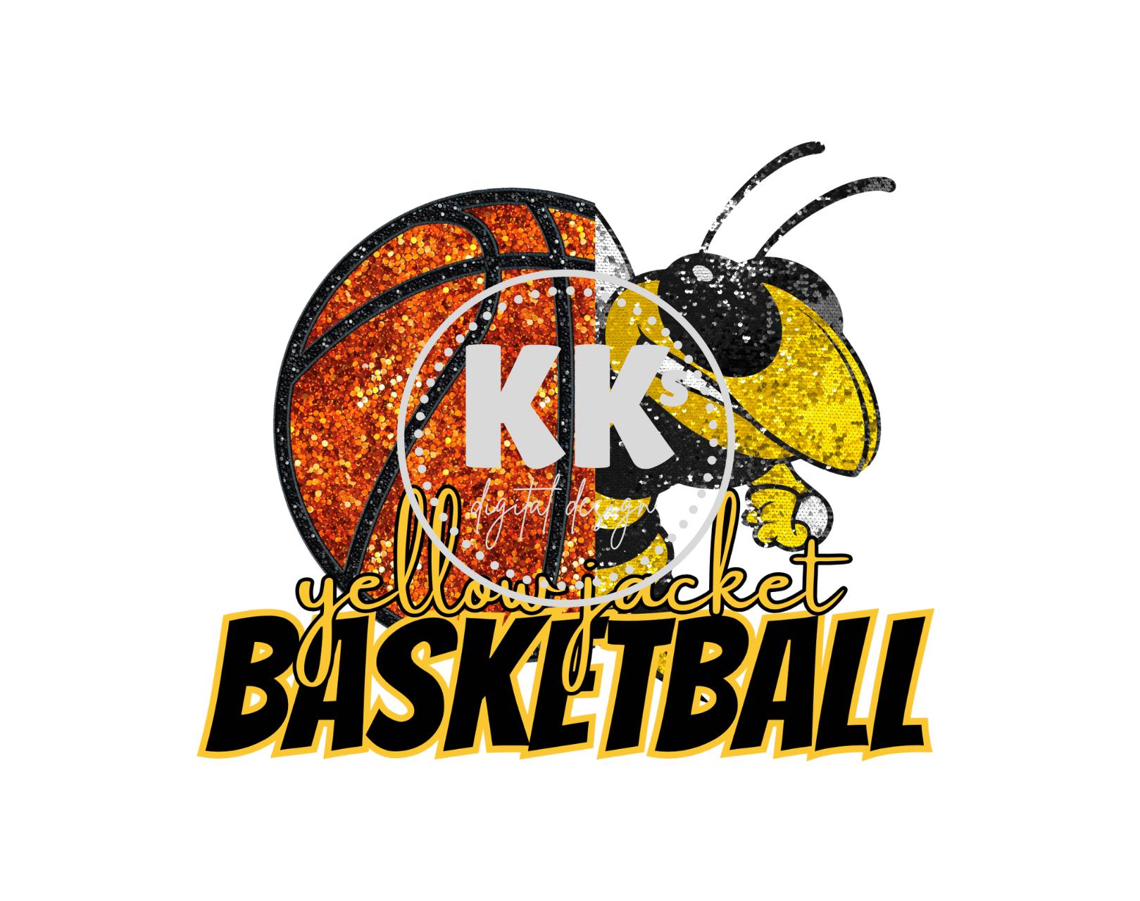 Yellow Jackets | Basketball | Mascot | Digital File | PNG - Etsy