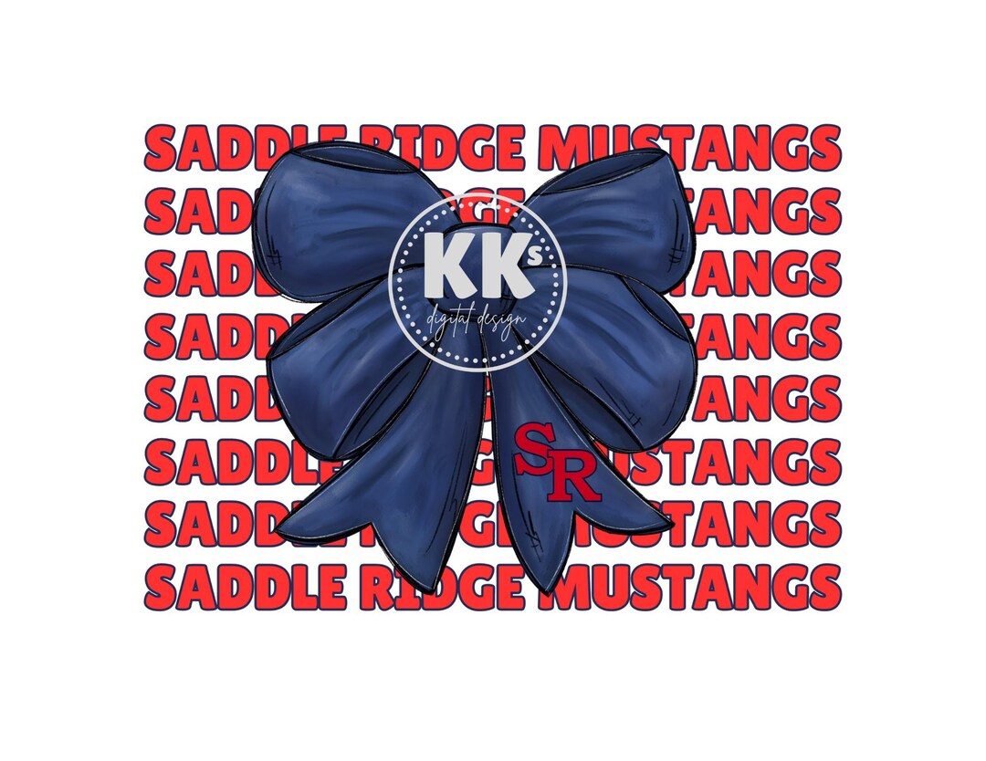 Saddle Ridge | Mustangs | School Spirit | Mascot | Digital File | PNG ...